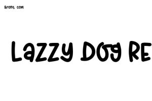 Lazzy Dog Regular - Free Font Download