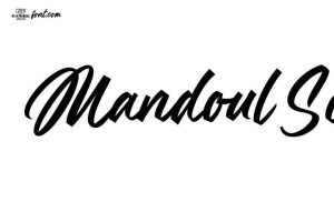 Mandoul Script PERSONAL USE ONLY Bold - Free Font Download