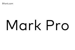 Mark Pro - Free Font Download