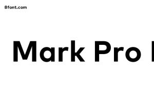 Mark Pro Bold - Free Font Download