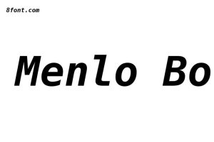 Menlo Regular - Graphic Design Fonts