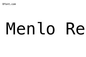 Menlo Regular - Free Font Download