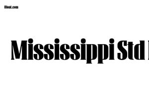 Mississippi Std Black Font - Free Font Download