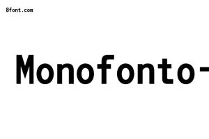 Monofonto-Regular Font - Free Font Download