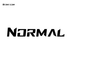 Normal - Free Font Download