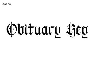 Obituary Regular - Free Font Download