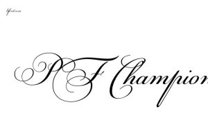 PF Champion Script W01 Regular - Free Font Download
