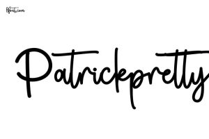 Patrickpretty - Free Font Download