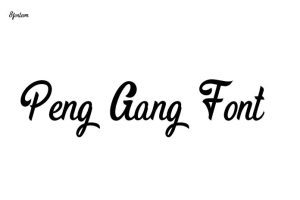 Peng Gang Font - Free Font Download