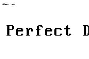 Perfect DOS VGA 437 - Free Font Download