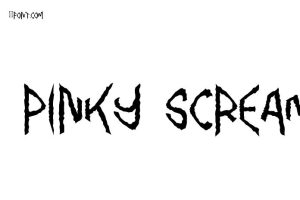 Pinky Scream - Free Font Download