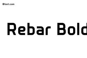 Rebar Bold - Free Font Download