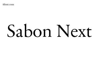 Sabon Next LT Display - Free Font Download