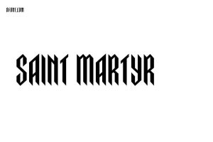 Saint Martyr - Free Font Download