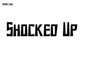 Shocked Up - Free Font Download
