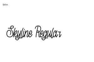 Skyline Regular - Free Font Download