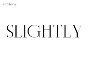 Slightly - Free Font Download