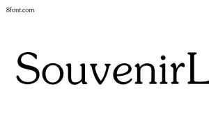 SouvenirLight Font - Free Font Download