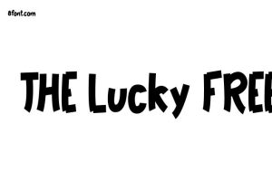 THE Lucky FREE - Free Font Download
