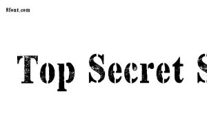 Top Secret Stamp - Free Font Download