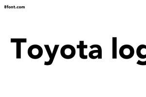 Toyota logo Font Family Download