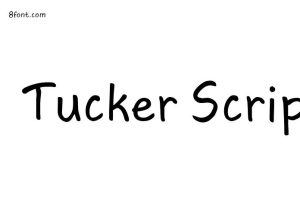 Tucker Script W01 Regular - Free Font Download