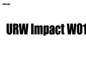 URW Impact W01 Bold Condensed - Free Font Download