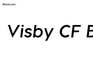 Visby CF Bold - Graphic Design Fonts