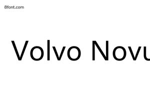 Volvo Novum Regular - Free Font Download