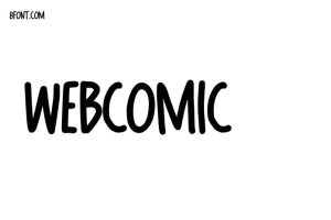 Webcomic - Free Font Download