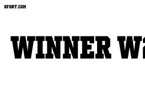 Winner W29 Cond Extra Bold - Free Font Download