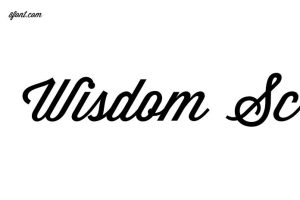 Wisdom Script AI - Free Font Download