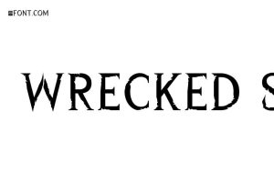 Wrecked Ship - Free Font Download