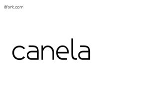 canela - Free Font Download