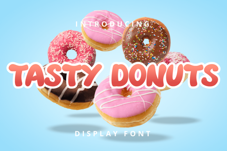 TASTY DONUTS Font - Free Font Download