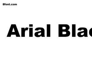 Arial Black Font - Free Font Download