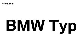 BMW Type Global Pro Bold Font - Free Font Download