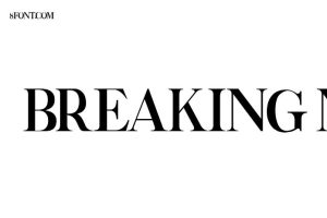 Breaking News Regular Font - Free Font Download