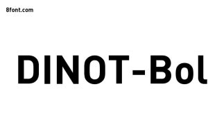 DINOT-Bold Font - Free Font Download