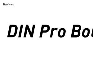DIN Pro Bold Italic Font - Free Font Download