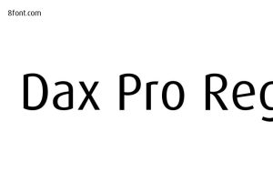 Dax Pro Regular Font - Free Font Download