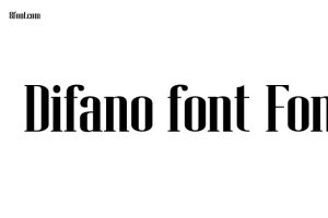 Difano Font - Free Font Download