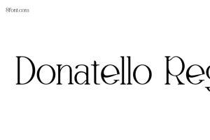 Donatello Regular Font - Free Font Download