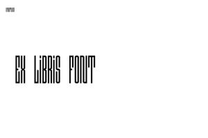 EX LIBRIS Font - Free Font Download