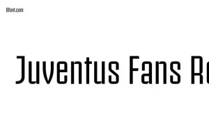 Juventus Fans Regular Font - Free Font Download