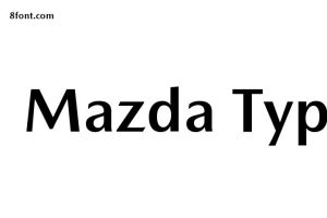 Mazda Type Bold Font - Free Font Download