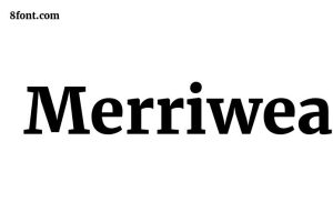 Merriweather Bold Font - Free Font Download