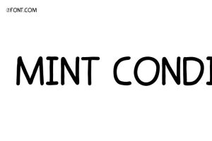Mint Condition DEMO Regular Font - Free Font Download
