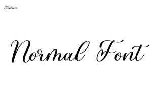 Normal Font - Free Font Download