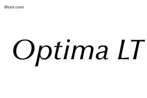 Optima LT Medium Italic Font - Free Font Download
